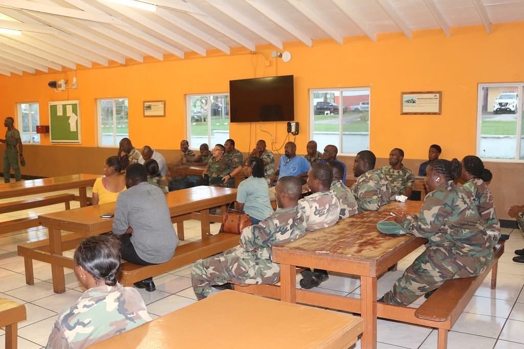 Leadership in Action at the SKNDF - The Official Website of St Kitts ...