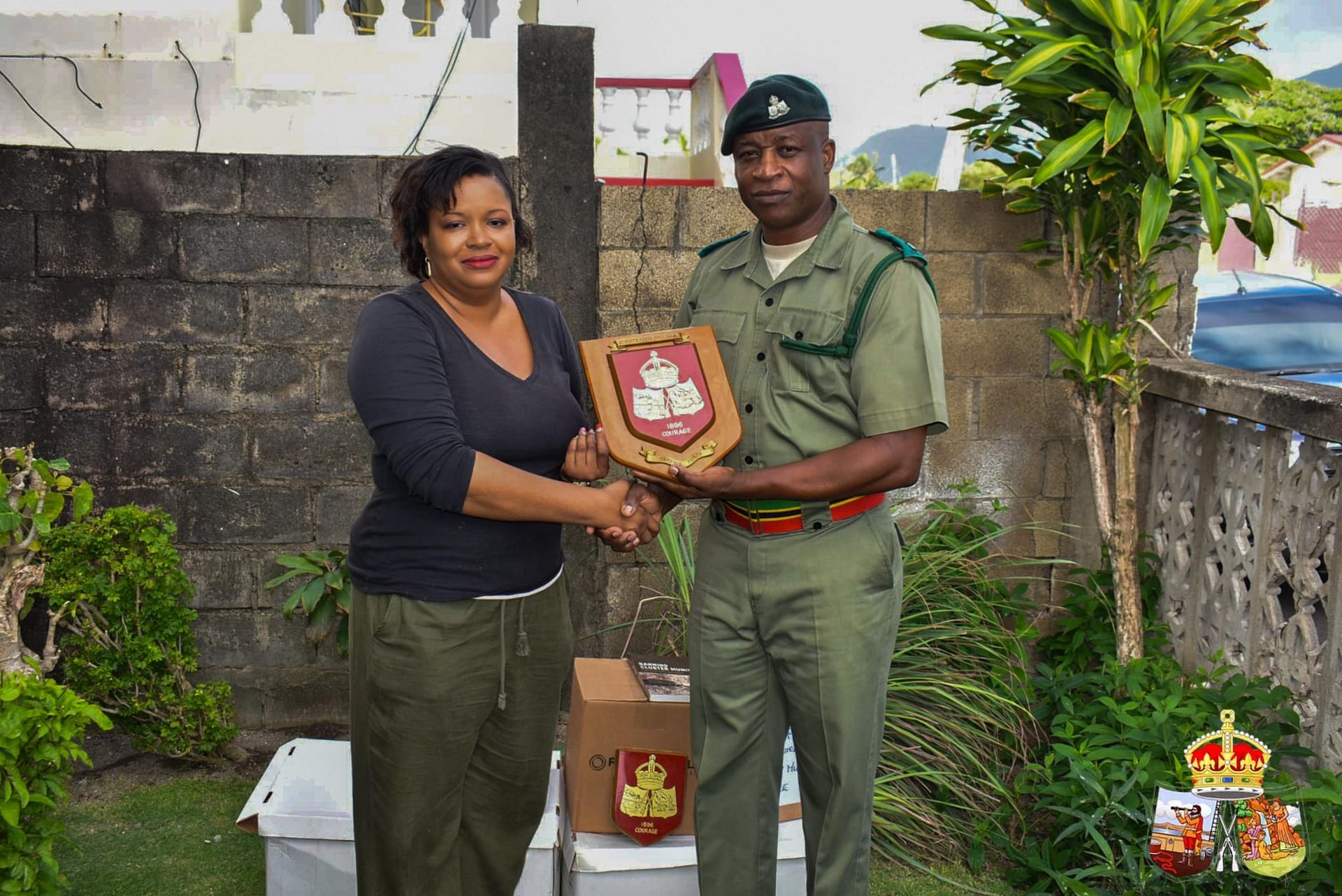 ST KITTS NEVIS DEFENCE FORCE RECIEVES MEMORABILIA AND OTHER ITEMS OF ...